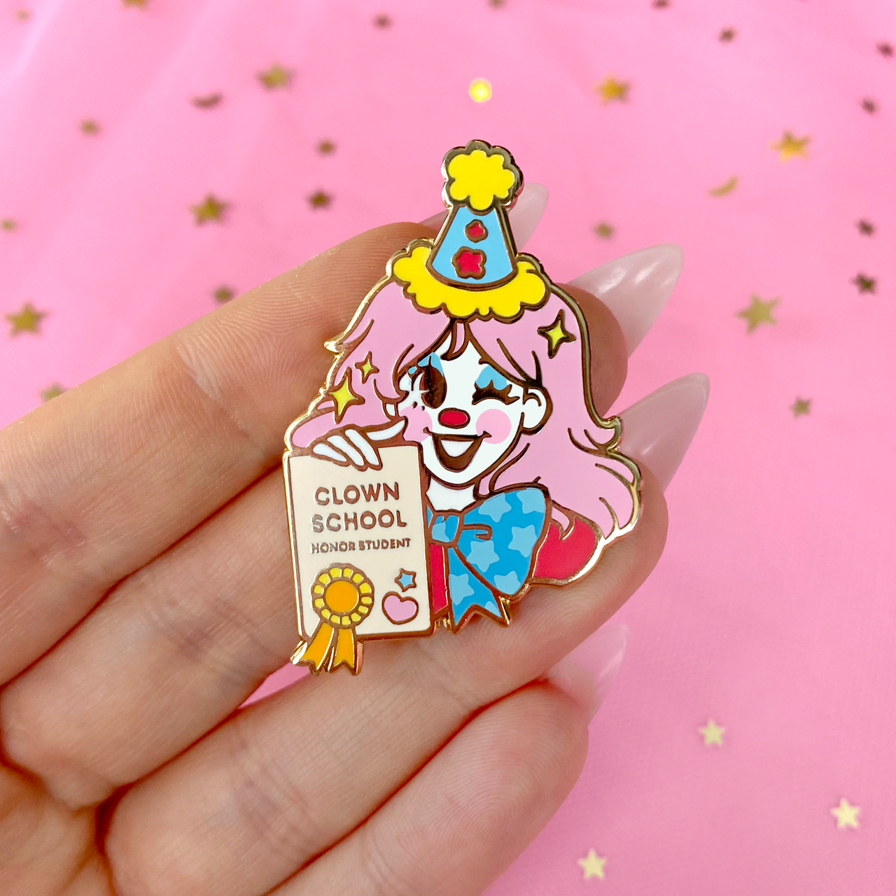 Clown School | Enamel Pin – Sugarbones